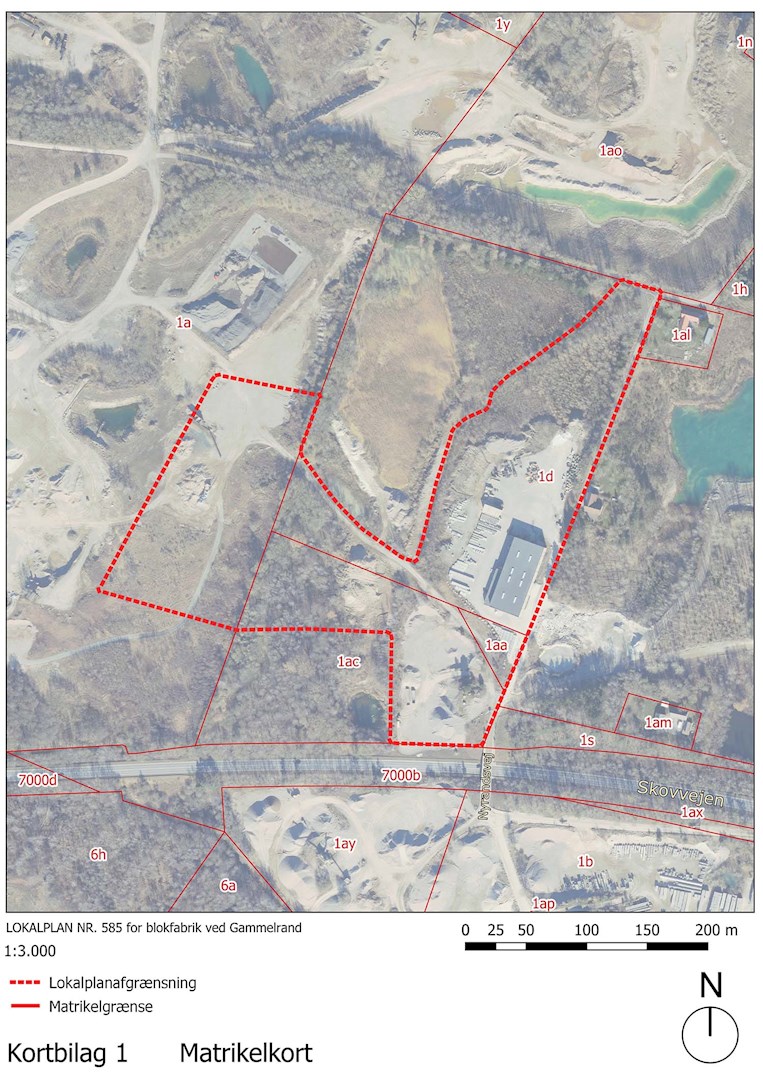 Kortbilag 1 - Matrikelkort